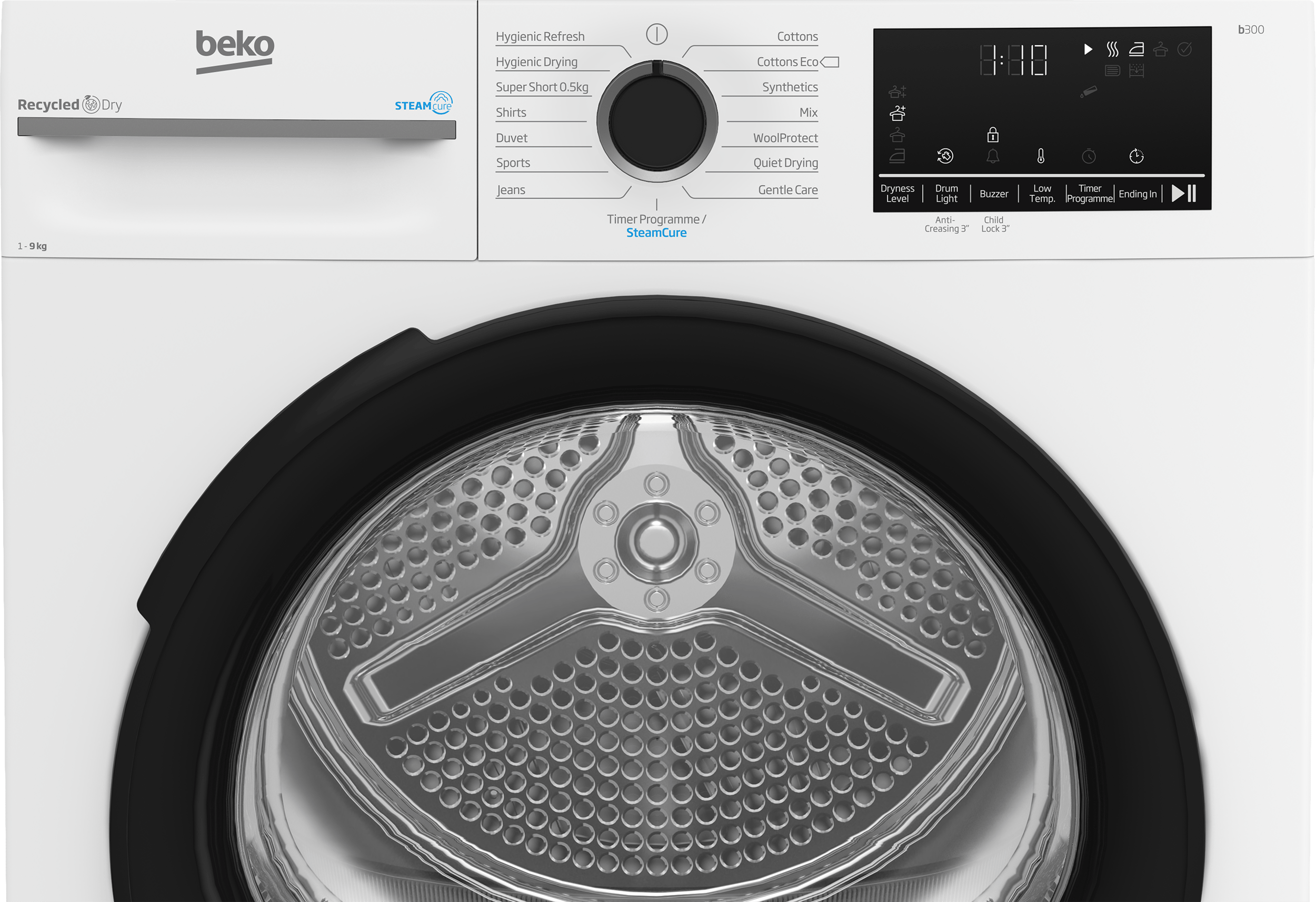 9kg Tumble Dryer with Heat Pump Technology BM3T3944 | Beko UK