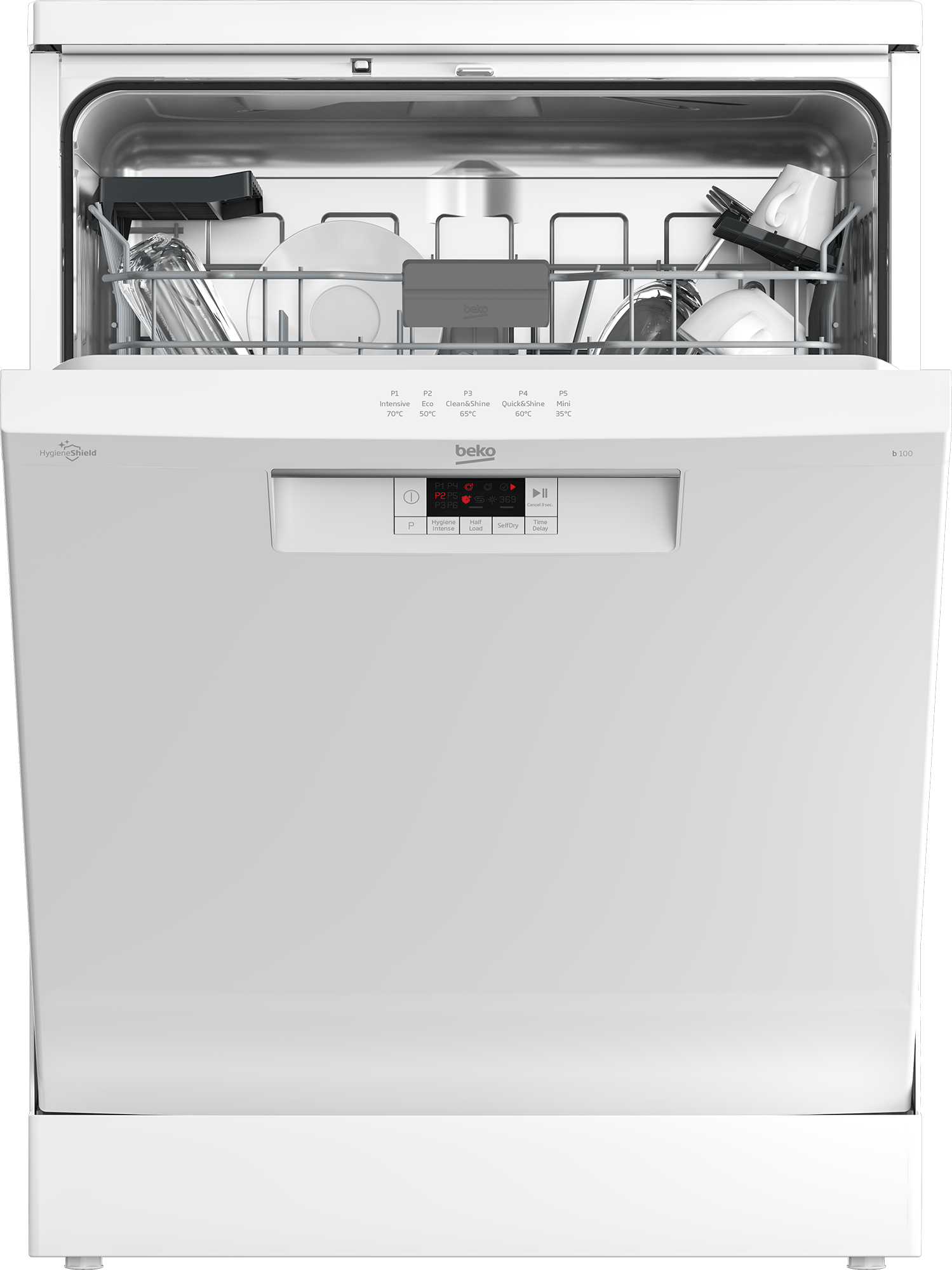 Freestanding Full Size Dishwasher with HygieneIntense BDFN15420 | Beko UK