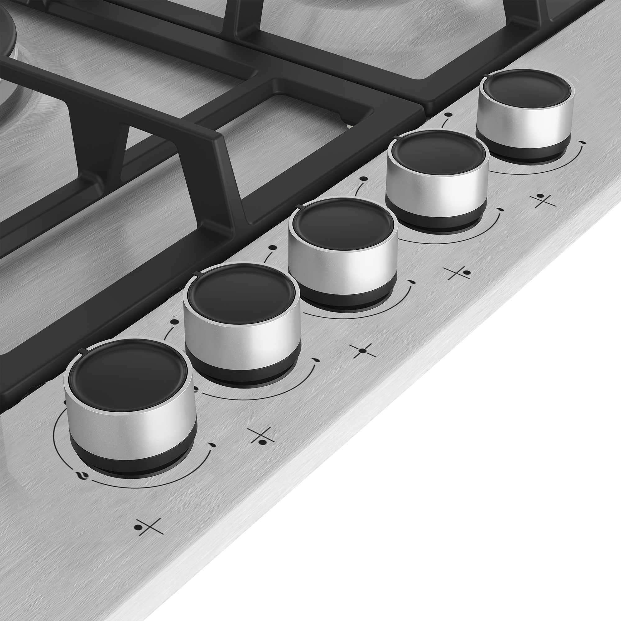 75cm Gas Hob with Front Knob Controls CIHYG32 | Beko UK