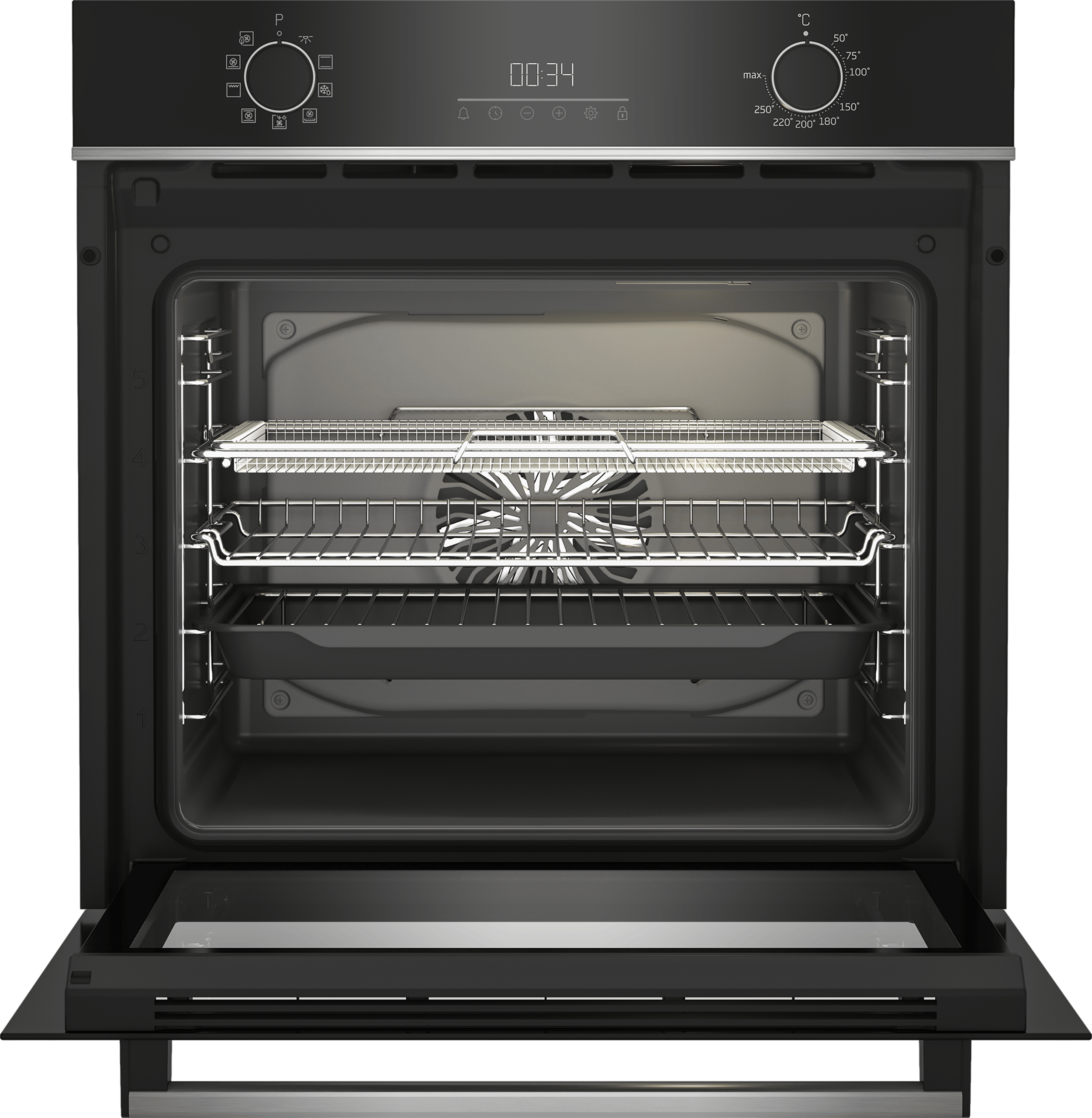60cm Built-In Single Multi-Function Oven with AeroPerfect™ AirFry ...