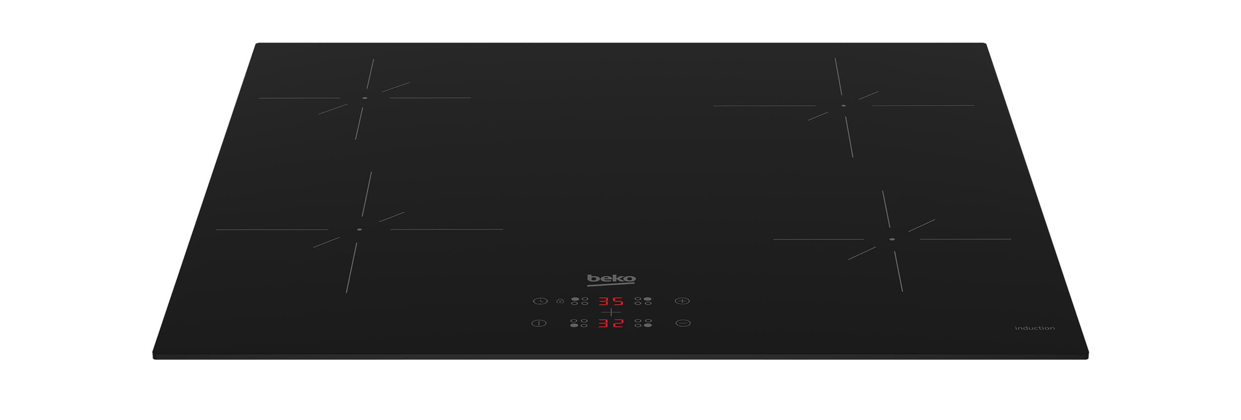 60cm Induction Hob with Touch Controls HII64401QT | Beko UK
