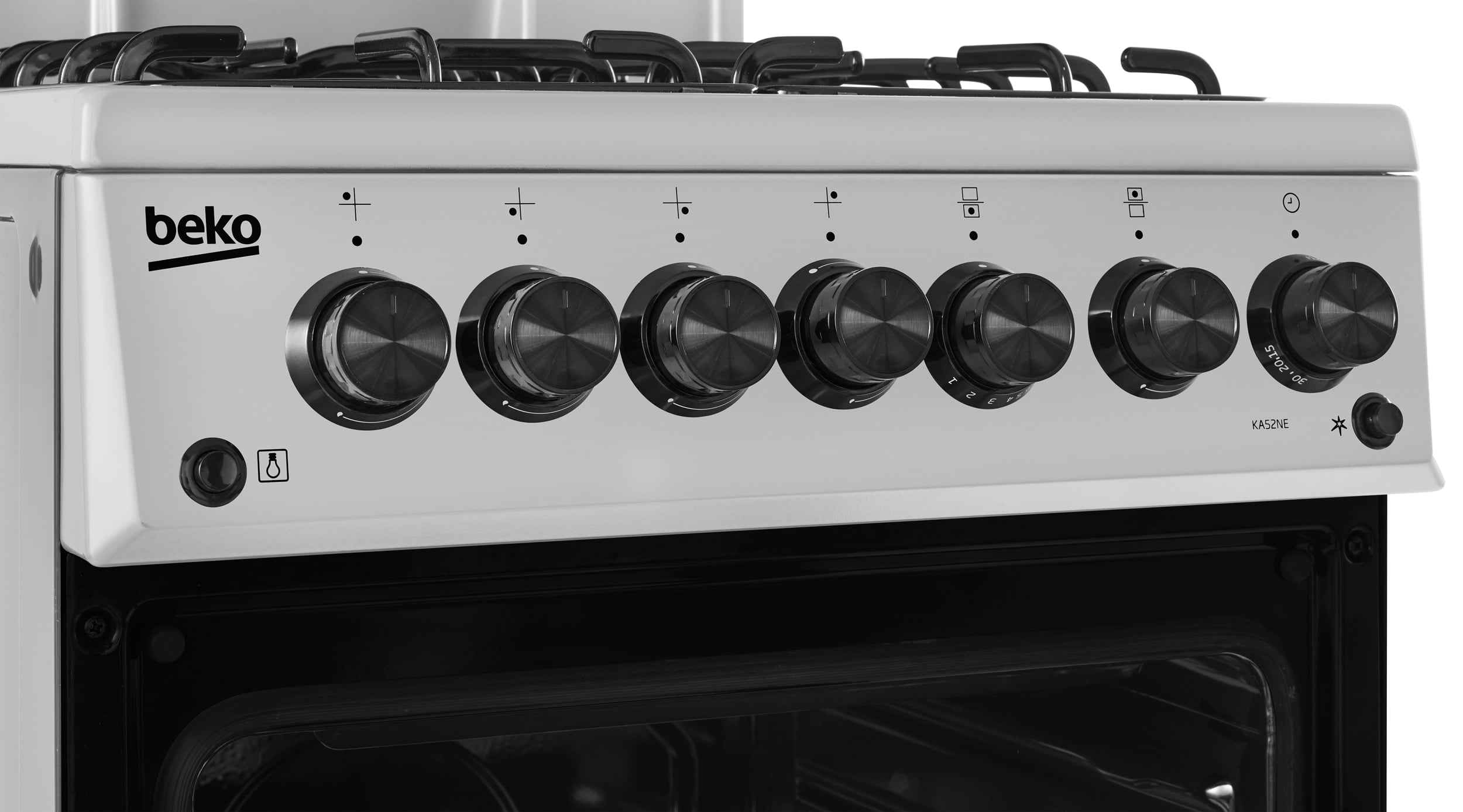 50cm Freestanding Gas Single Oven Eye Level Cooker KA52NE | Beko UK