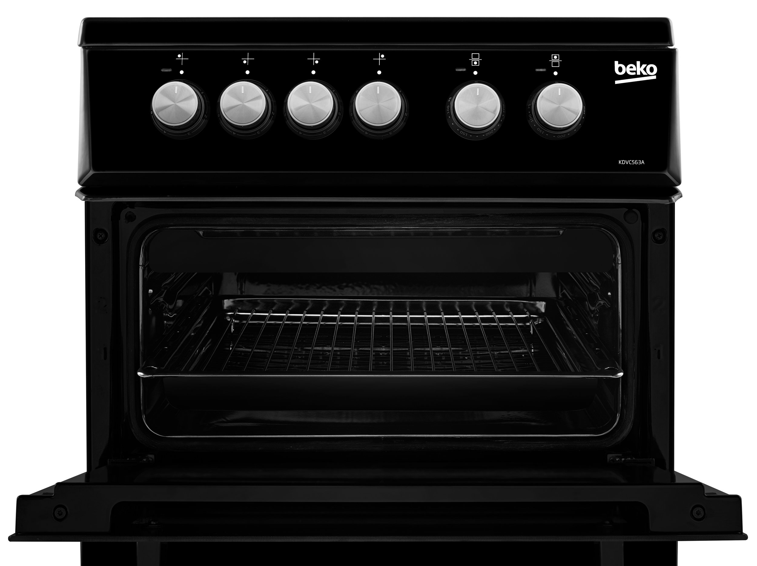 50cm Double Oven Electric Cooker KDVC563A | Beko UK