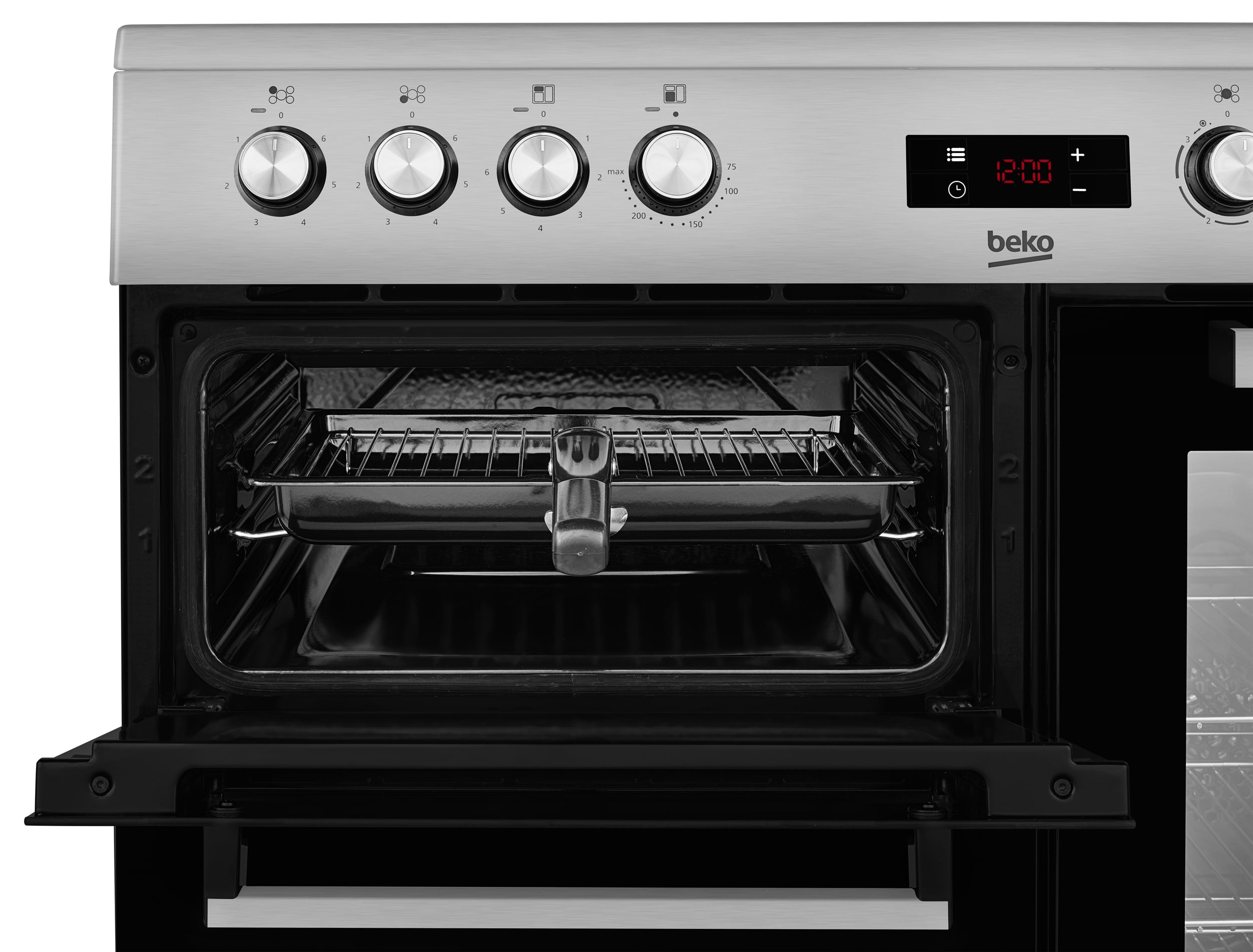 90cm Double Oven Range Cooker with 5 Zone Ceramic Hob KDVC90 | Beko UK