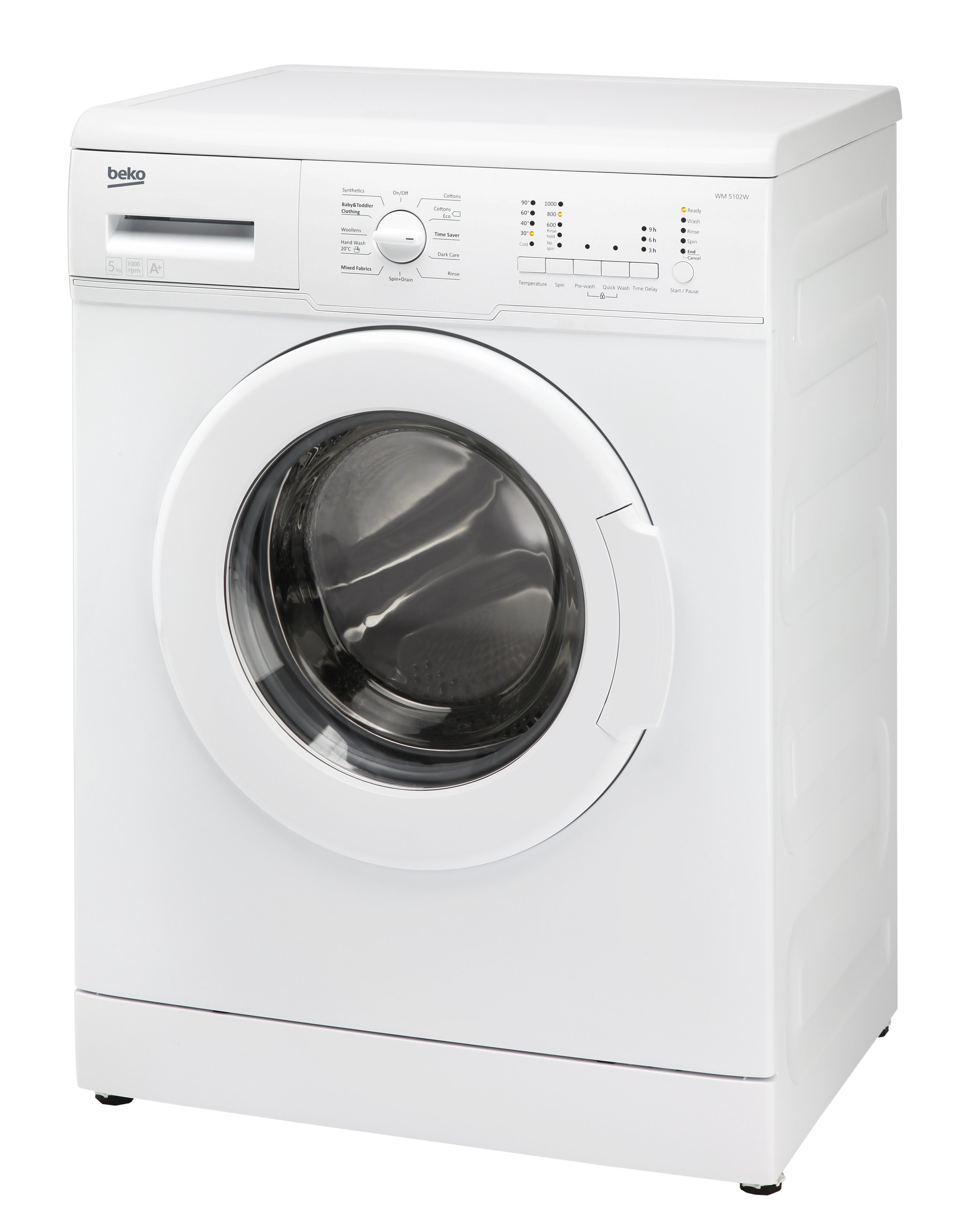A+AC Rated 5kg, 1000rpm Washing Machine WM5102 | Beko UK