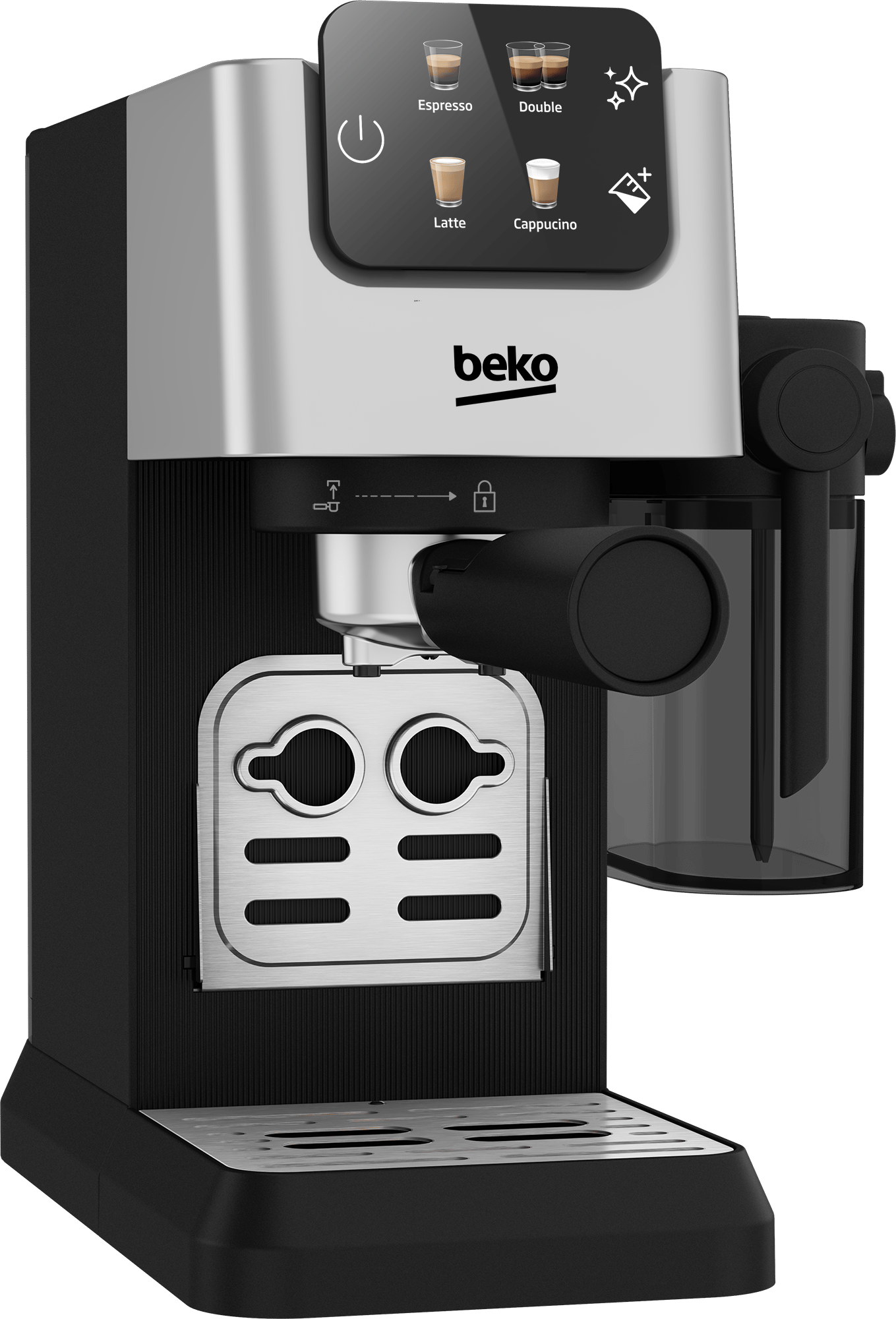 CaffeExperto Semi Automatic Espresso Coffee Machine with Integrated ...
