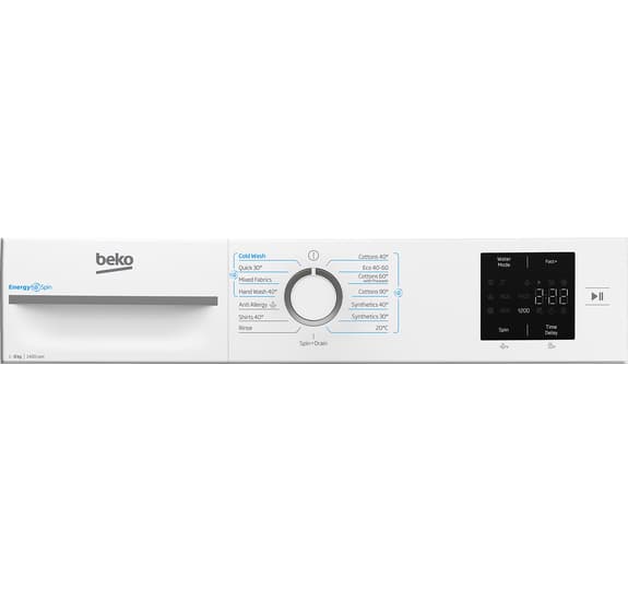 Freestanding 8kg 1400rpm Washing Machine with EnergySpin BMN3WT3841 ...