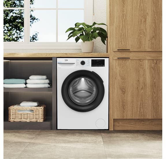 Freestanding 12kg 1400rpm Washing Machine with EnergySpin and IronFast ...