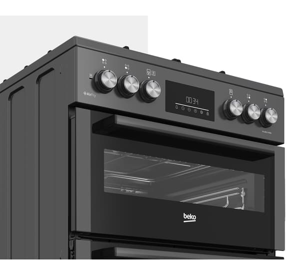 60cm Double Oven Duel Fuel Cooker with AeroPerfect™ FDDA6272TC | Beko UK