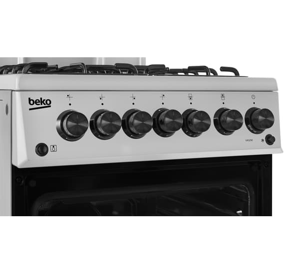 50cm Freestanding Gas Single Oven Eye Level Cooker KA52NE | Beko UK