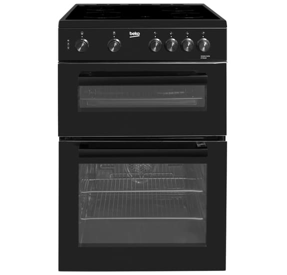 60cm Twin Cavity Electric Cooker KTC611 | Beko UK