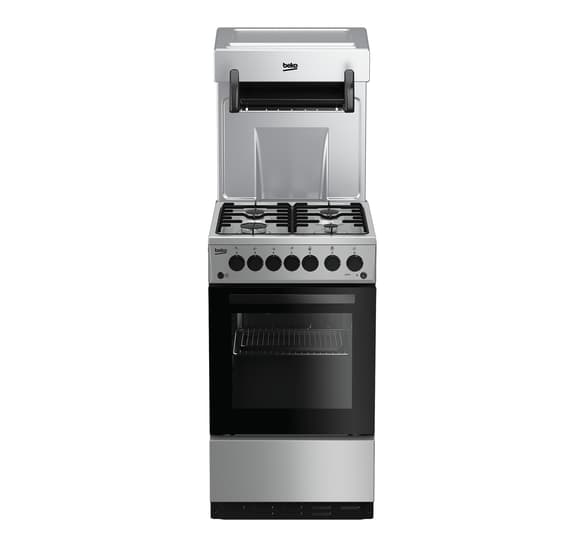 50cm Freestanding Gas Single Oven Eye Level Cooker KA52NE | Beko UK