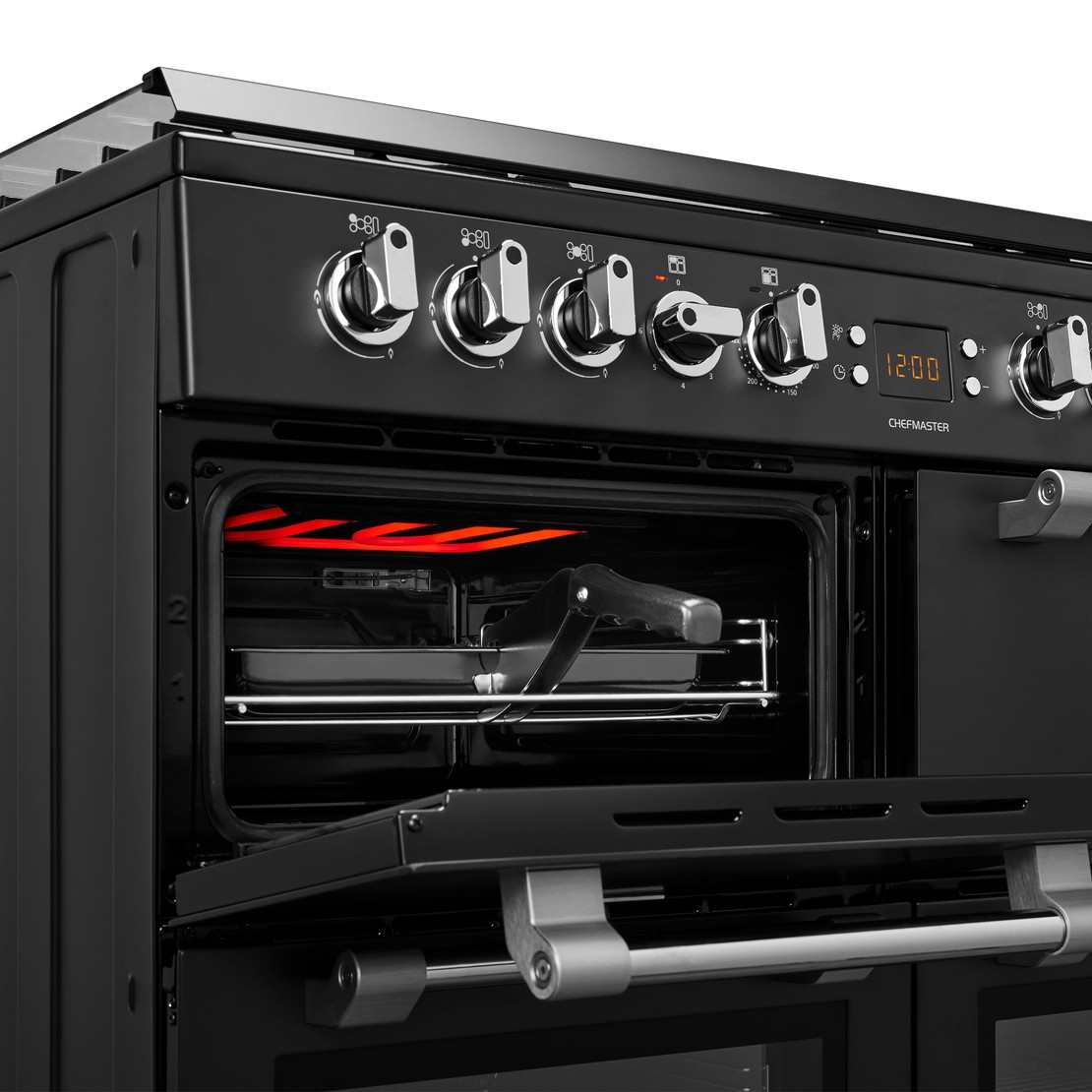 100cm Dual Fuel Range Cooker | Chefmaster CC100F521 | Leisure